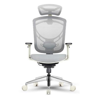 China Grey High Back Project Office Chairs Executive With Headrest for sale