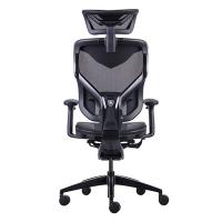 China GTCHAIR Cool Design Mesh Gaming Chairs Silver PU Embroidery Logo Black Frame for sale