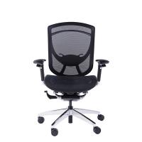 China IFIT X Swivel Office Staff Chairs With Armrest Chromed Aluminum for sale