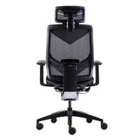 China 65mm PU Castor Swivel Gaming Chairs Ergonomic Office Seating With Lumbar Support for sale