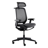 China GTCHAIR Black Ergonomic Desk Chair Mesh Swivel Height Adjustable for sale