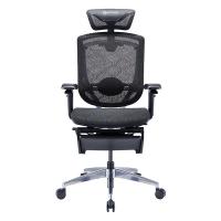 China GT Footrest Ergonomic Office Chair Workwell BIFMA Design Classical Model for sale