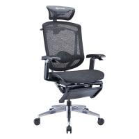China GT Footrest Ergonomic Office Chair Workwell BIFMA Design Classical Model for sale