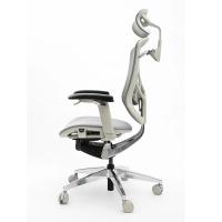China High Back Mesh Office Chair 5D Paddle Control Swivel Desk White for sale