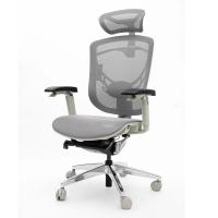 China High Back Mesh Office Chair 5D Paddle Control Swivel Desk White for sale