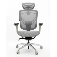 China High Back Mesh Office Chair 5D Paddle Control Swivel Desk White for sale