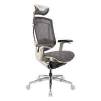 China Grey Frame Ergonomic Office Chair Revolving Seating Back Frame for sale