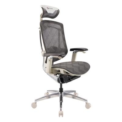 China Grey Frame Ergonomic Office Chair Revolving Seating Back Frame for sale