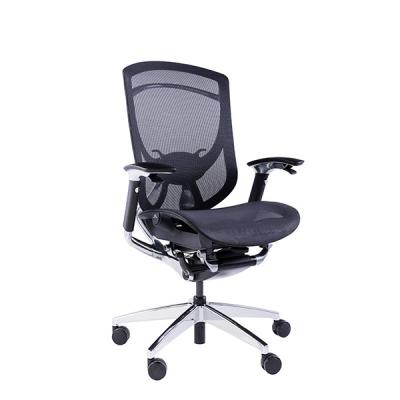 China High Back Adjustable Headrest Tilt Tension PU Wheels Ergo Office Chair for sale