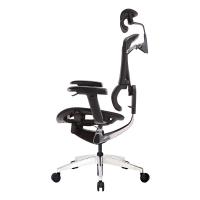 China Black Ergonomic Mesh Chair Lumbar Support High Back Swivel Chairs for sale