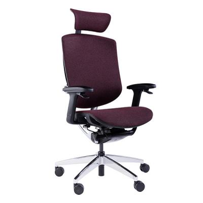 China Adjustable Lumbar Support Armrest Sliding Seat Headrest Swivel Office Chairs for sale