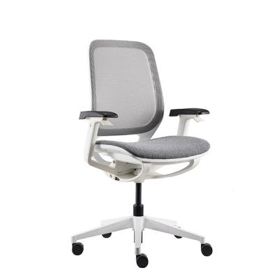 China Mid Back Desk Chair without Mechanism Breathable Mesh Ofiice Chair for sale
