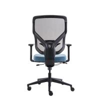 China Blue Foam Seat Mid Back Ergonomic Office Chair Mesh Computer Task Chairs for sale