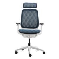 China White PA Frame Ergonomic Office Chair Wintex Mesh Swivel Chair Back Support for sale