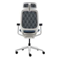 China White PA Frame Ergonomic Office Chair Wintex Mesh Swivel Chair Back Support for sale