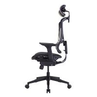 China Plastic Frame Silver PU Design Breathable Computer Mesh Gaming Chairs for sale