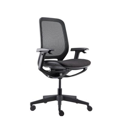 China 4D Paddle Shift Ergo Office Chair Mid Back Mesh Ergonomic Computer Chair for sale