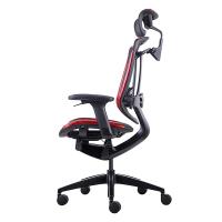 China GTCHAIR Wine Red PU Mesh Gaming Chairs Ergonomic Revolving Chair for sale