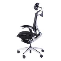 China Black PA Ergo Curve All Mesh Office Chair Breathable Swivel Seating Chair for sale