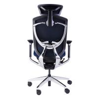 China Blue Wintex Mesh High Back Swivel Chairs Height Adjustable Mesh Fabric Chair for sale