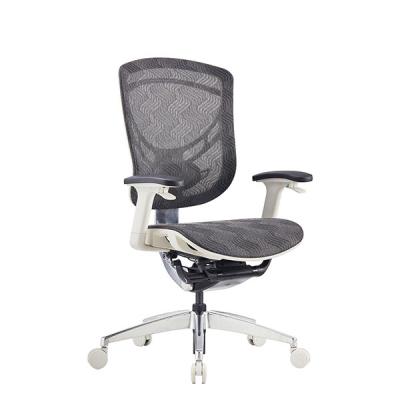 China Grey Ergo Swivel Chair Paddle Shift Wire Control mesh Office Seating Ergo Office Chair for sale