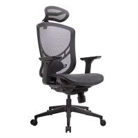China Black High Back Swivel Chairs Staff Office Chair Mesh Office Seating Ergonomic Furniture for sale