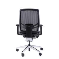 China BIFMA Black Adjustable Office Chair Ergo Task Chair Swivel Mesh Seating for sale