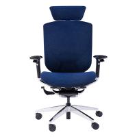 China Blue Mesh Smile Face Stable Base Class 4 Gas Lift Ergonomic Executive Chair for sale