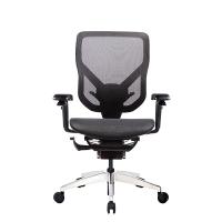 China BIFMA 65mm PU Castors Ergo Desk Chair Ergo Lumbar Support Office Chair for sale