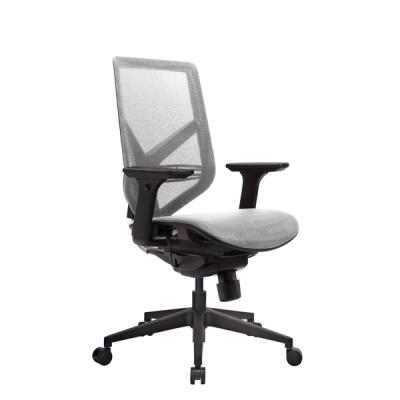 China Black PA Lumbar Support Chair Nylon Base Staff Office Chair Computer Ergonomic Seating for sale