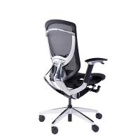 China IFIT Smile Face Black Ergonomic Desk Chair With Lumbar Support Adjustable Ergonomic Office Chair for sale
