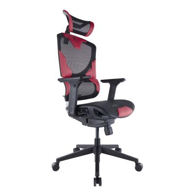 China Breathable Ergonomic Computer Gaming Chair Adjustable Swivel Lumbar Support Chair for sale