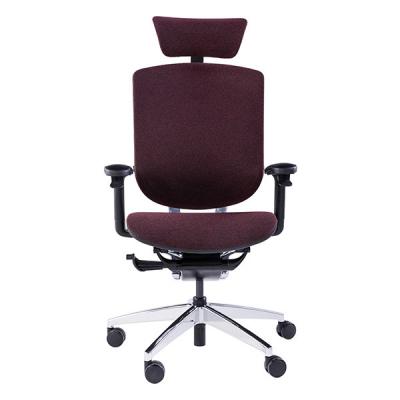 China WFH Chair With 4D Armrests Adjustable Lumbar Support Headrest Swivel Executive Swivel Office Chair for sale