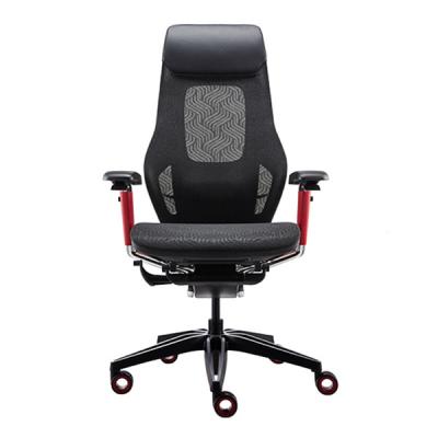 China 5D Arms Racing Style Wintex Mesh And Leather Headrest Computer Desk Chair Mesh Gaming Chairs for sale