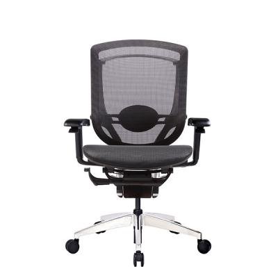China Adjustable Headrest With 4D Arms Tilt Function Lumbar Support And PU Wheels Swivel Office Chairs for sale