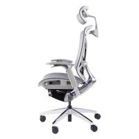 China Dvary Chromed Butterfly Ergonomic Mesh Office Chair Sync Sliding Swivel Seating Chair for sale
