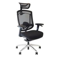 China Upholstery Foam Seat Black Mesh Back Wire Control Ergonomic Swivel Office Chairs for sale