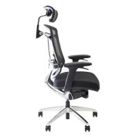 China Upholstery Foam Seat Black Mesh Back Wire Control Ergonomic Swivel Office Chairs for sale