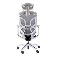 China Comfortable Computer Home Office Chair Light Grey Mesh Height Adjustable Seats Ergonomic Office Chairs for sale