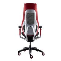 China Deluxe Real Leather Headrest 5D Arms Racing Style Breathable Mesh Computer Desk Chair Swivel Gaming Chairs for sale
