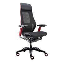 China Deluxe Real Leather Headrest 5D Arms Racing Style Breathable Mesh Computer Desk Chair Swivel Gaming Chairs for sale