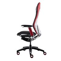 China Deluxe Real Leather Headrest 5D Arms Racing Style Breathable Mesh Computer Desk Chair Swivel Gaming Chairs for sale