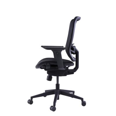 China High Strength Black PA Plastic Middle Cost Flexible Office Task Chairs for sale