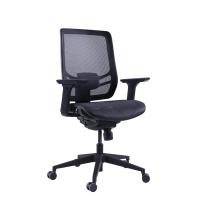 China High Strength Black PA Plastic Middle Cost Flexible Office Task Chairs for sale
