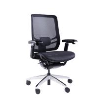 China InFlex BIFMA Black Adjustable Office Seating Ergonomic Office Chair Swivel Manager Chair for sale