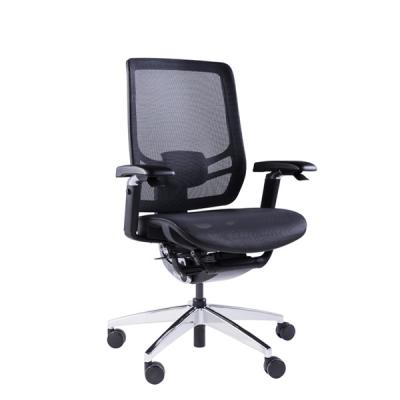 China InFlex BIFMA Black Adjustable Office Seating Ergonomic Office Chair Swivel Manager Chair for sale