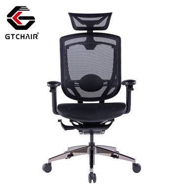China GT - 5D Home Office High Back Swivel Chairs Computer 3D Headrest Lumbar Support for sale