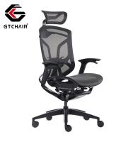 China Dvary 3D Armrest Swivel Office Chairs With Headrest Support Ergo Comfortable for sale