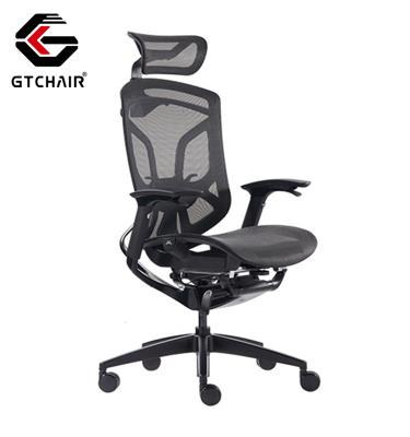 China Dvary 3D Armrest Swivel Office Chairs With Headrest Support Ergo Comfortable for sale