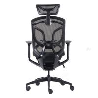 China Black Powder Ergonomic Butterfly Swivel Office Chair Breathable Mesh Automatic Fitting for sale